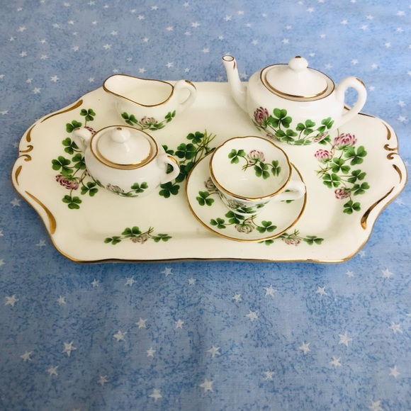 Other | Miniature Porcelain Tea Set Oakley China A Vintage Collectible ...